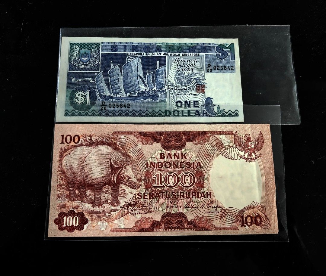 Indonesia 1977 100 Rupiah Banknote Currency XF, Hobbies & Toys, Memorabilia & Collectibles ...
