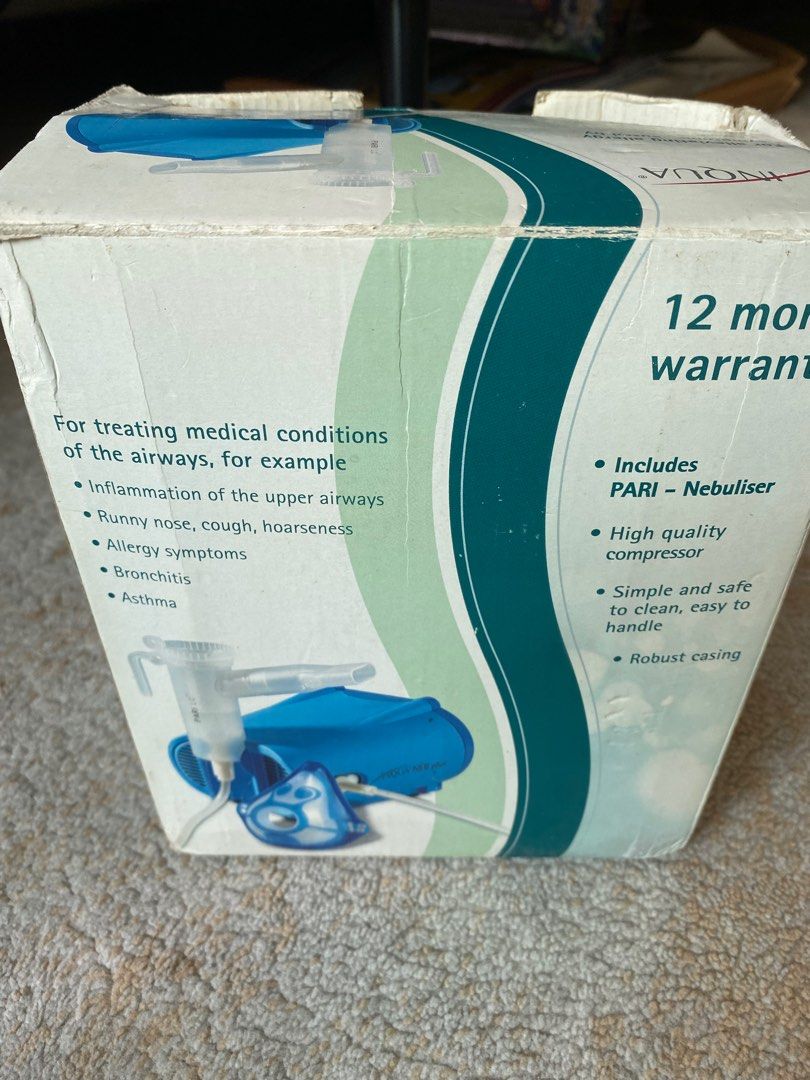 InQUA Nebuliser Set, Health & Nutrition, Medical Supplies & Tools on ...