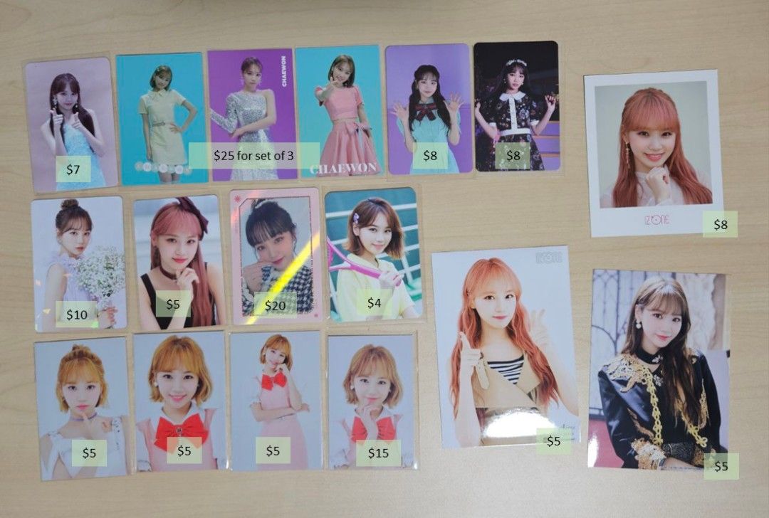 IZ*ONE chaewon masterlist | Bloomiz AR Oneiric diary AR set One reeler AR Surpr*iz pc Oneiric ...