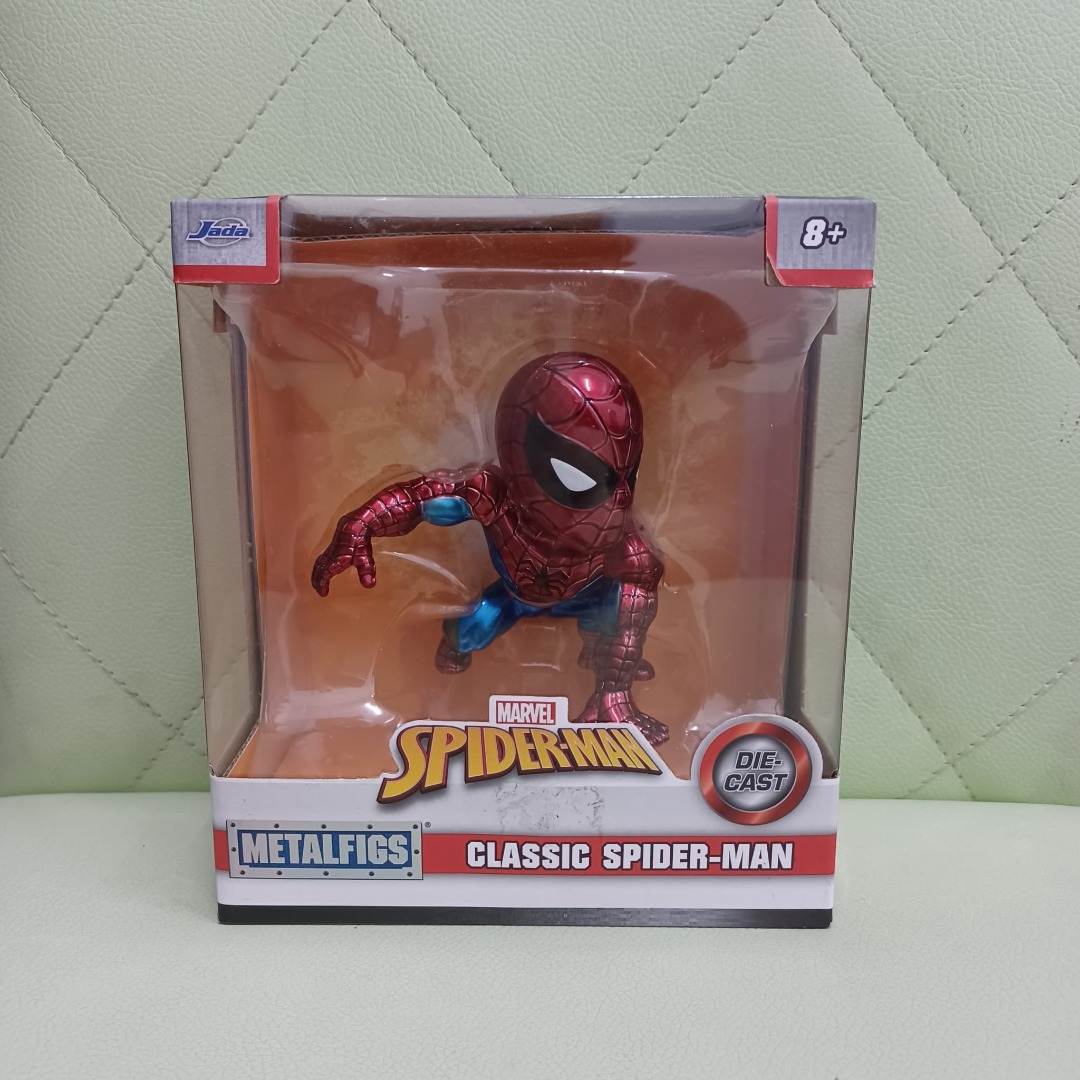 Jada Toys Metal Figs Marvel: Spider-Man - Classic Spider-Man, Hobbies ...