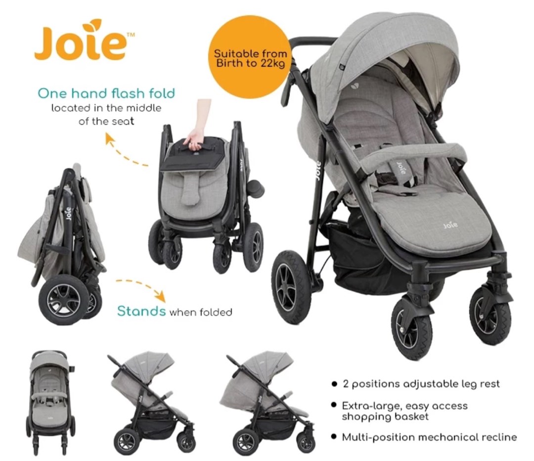 Joie Mytrax Flex Stroller, Babies & Kids, Going Out, Strollers on Carousell