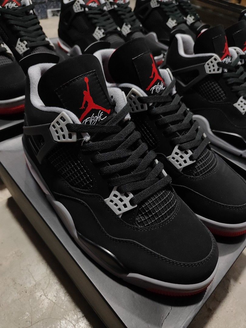 Yue ay Jordan 4 R*tro Bred (BNEW ONHAND), Men's Fashion, Footwear ...