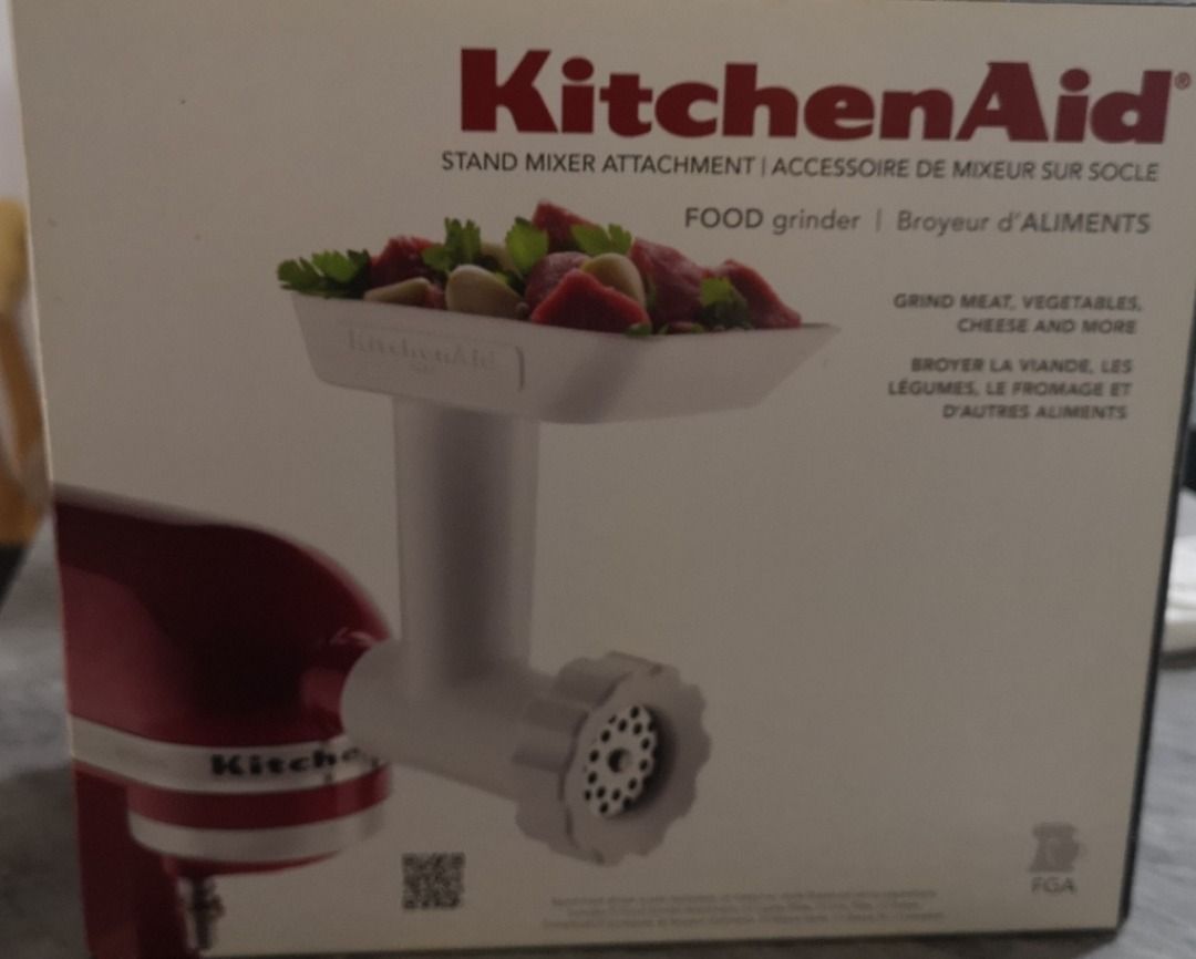 Kitchenaid attachment food grinder 5FGA, TV & Home Appliances, Kitchen ...
