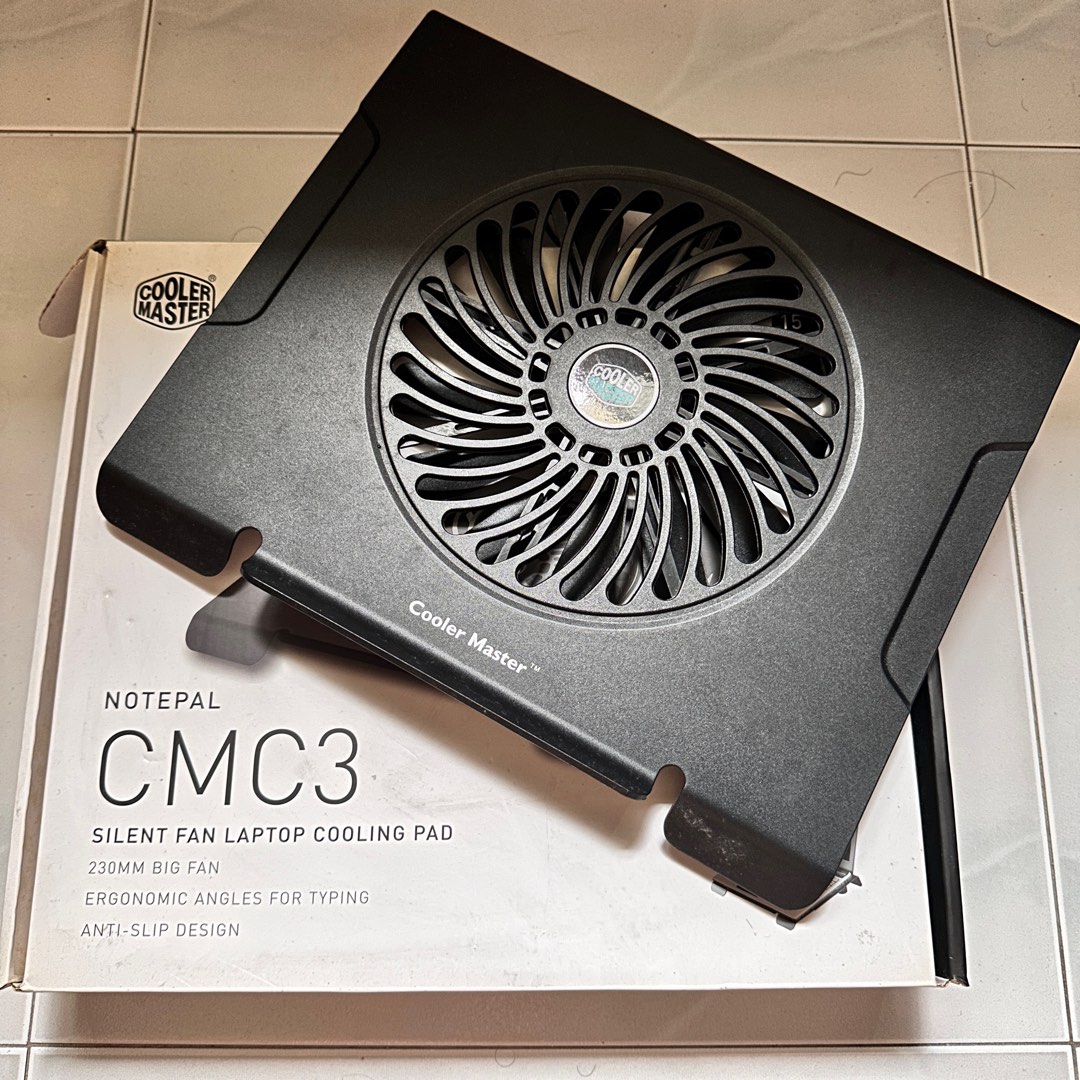 Laptop Silent Cooling Fan CMC3 Notepal Cooler Master, Computers & Tech ...