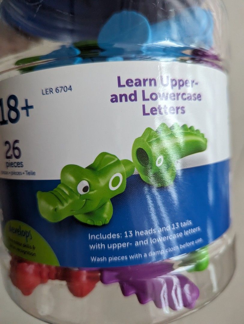 Learning Resources Alphabet Alligator, Hobbies & Toys, Toys & Games on ...