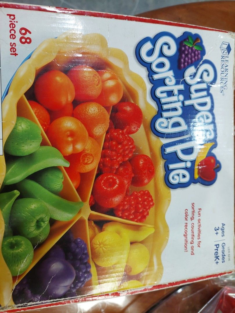 LEARNING RESOURCES Super Sorting Pie- Age 3-7, Maths, Numbers, Counting ...