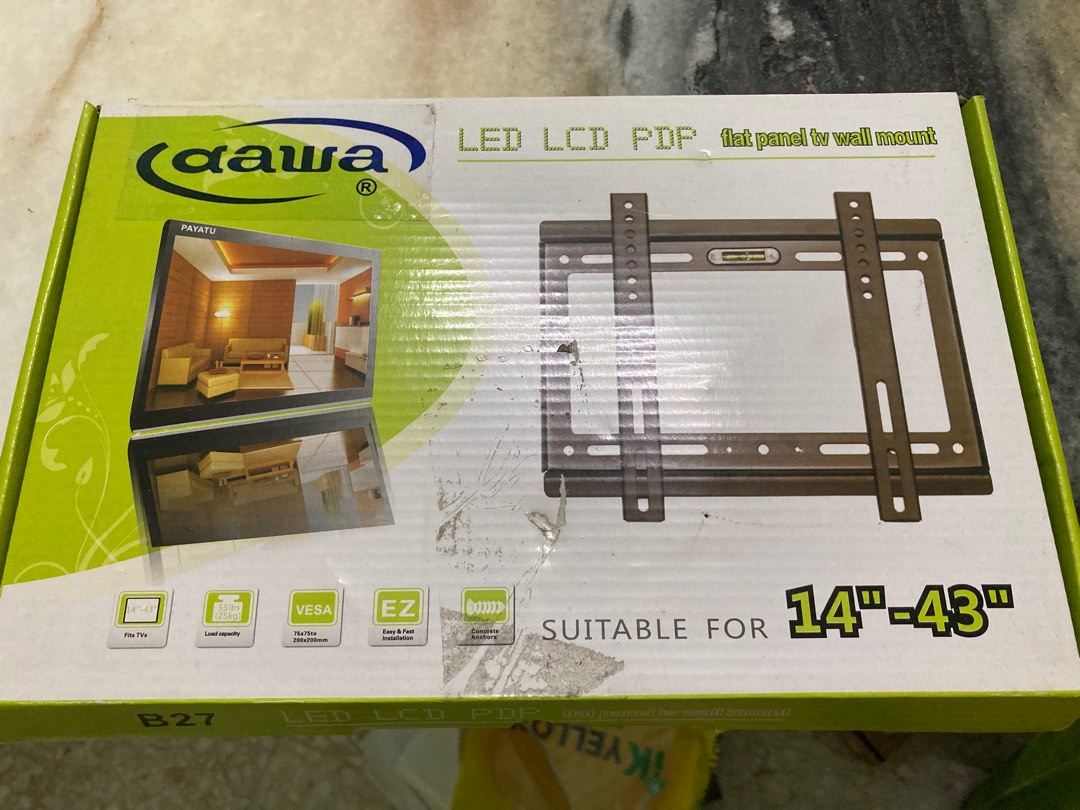 LED LCD PDP flat panel tv wall mount, Furniture & Home Living, Home ...