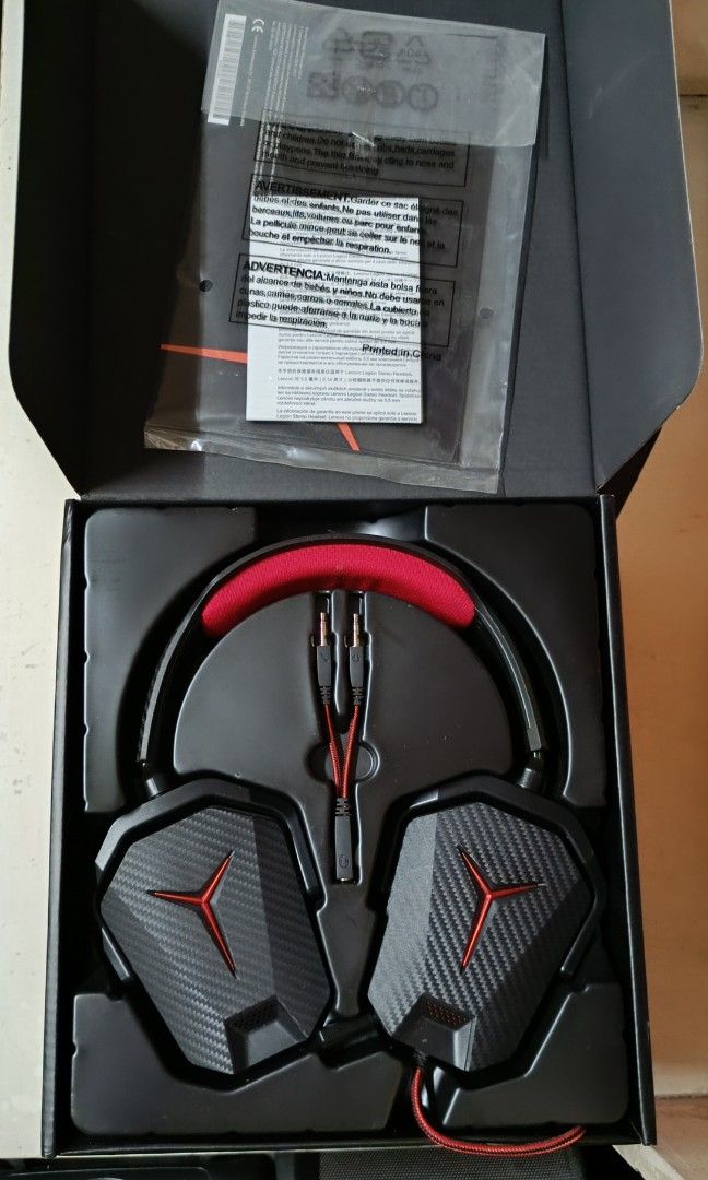 Lenovo Legion Y Stereo Headphones, Audio, Headphones & Headsets on Carousell