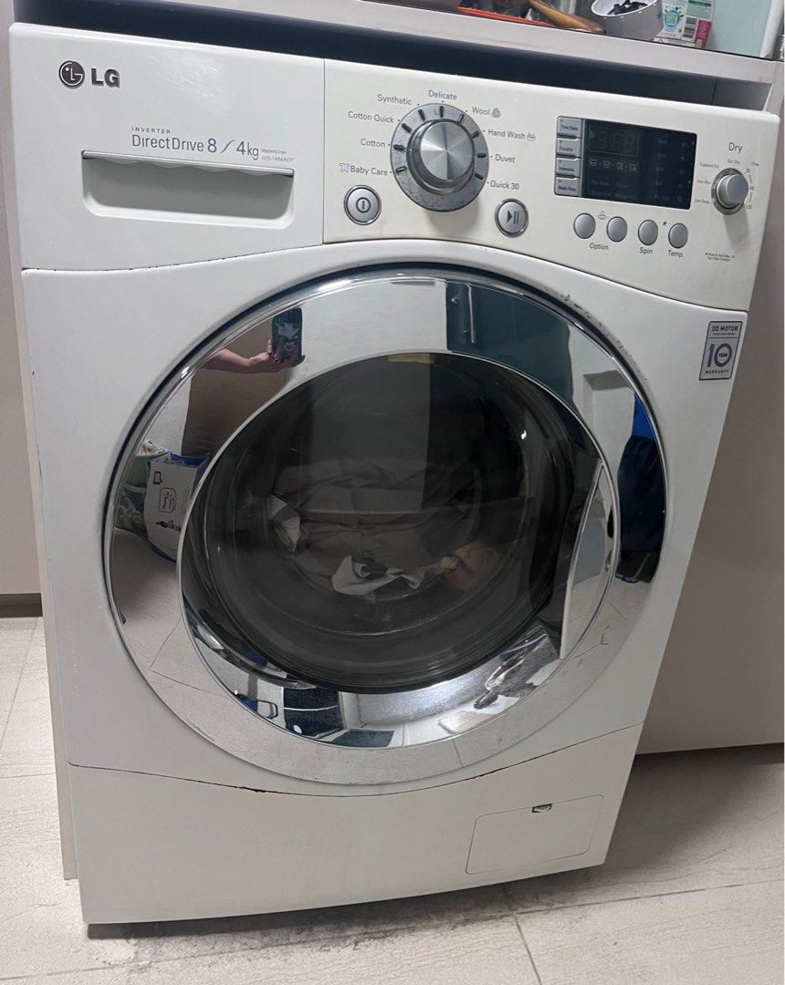 LG direct drive Washer 8/4kg WD1484ADP, TV & Home Appliances, Washing Machines and Dryers on ...