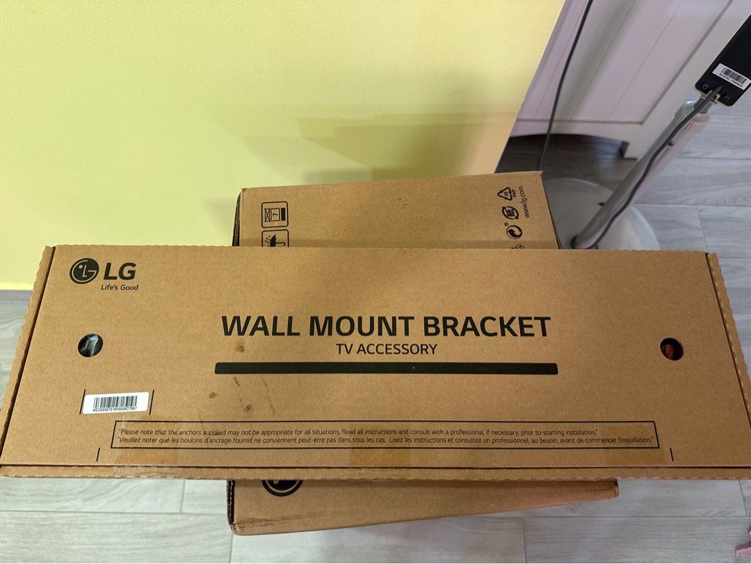 LG TV Wall Mount Bracket G3 Flush to wall, TV & Home Appliances, TV ...