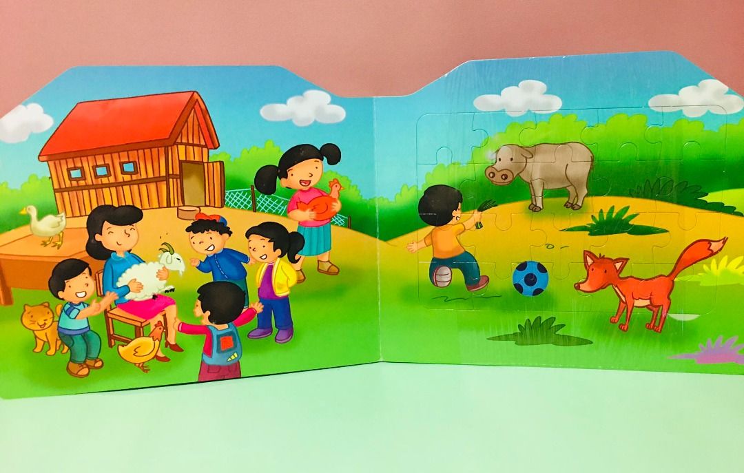 Lift The Flap Learning Going To School with Jigsaw Puzzle and CD ...