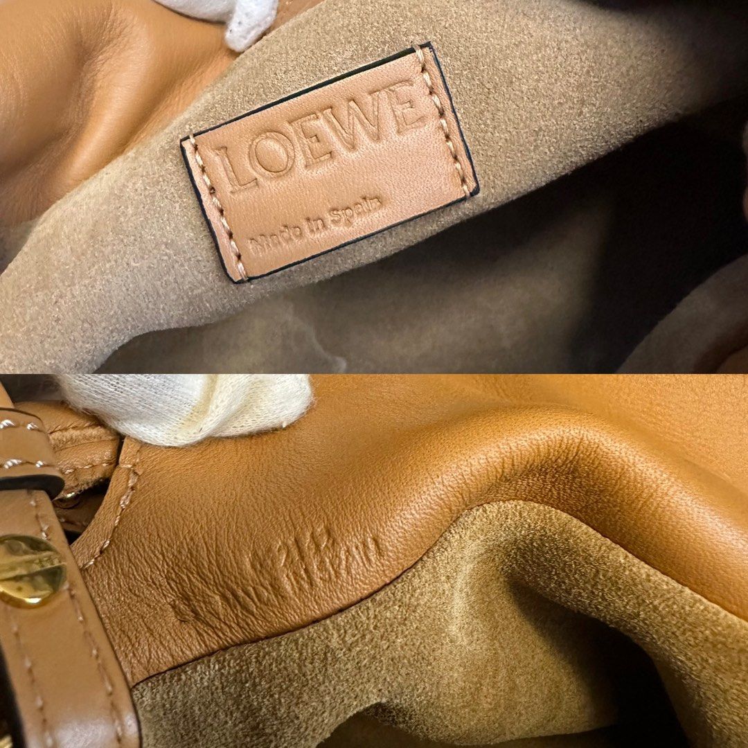 Loewe Flamenco Clutch Mini Warm Dessert, Women's Fashion, Bags ...