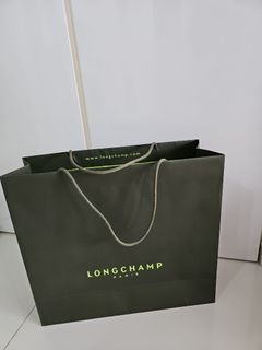 Longchamp paper bag, Luxury, Bags & Wallets on Carousell