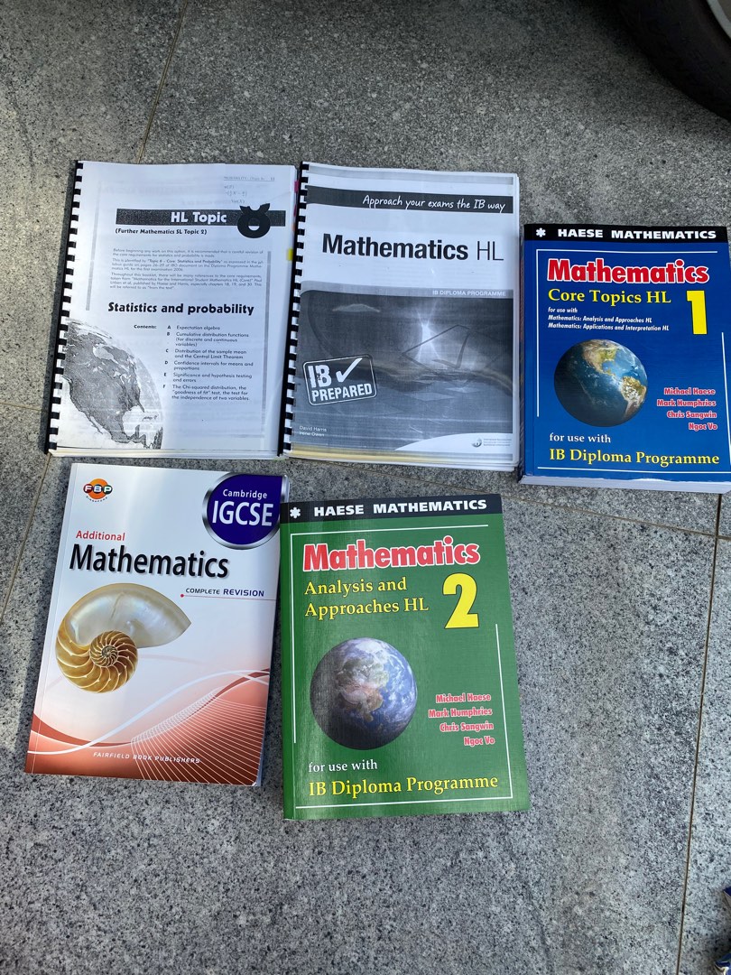 Maths HL IGCSE textbook and workbook, Hobbies & Toys, Books & Magazines ...