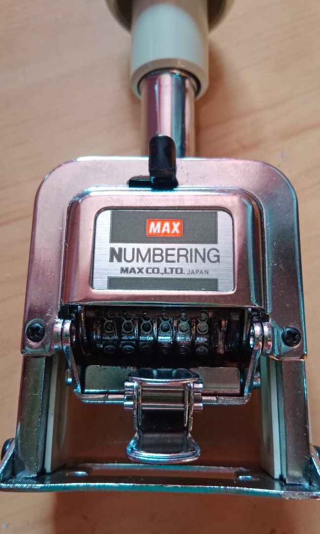Max 6 - Digit Automatic Numbering machine, Hobbies & Toys, Memorabilia ... Max 6 - Digit Automatic Numbering machine, Hobbies & Toys, Memorabilia ...