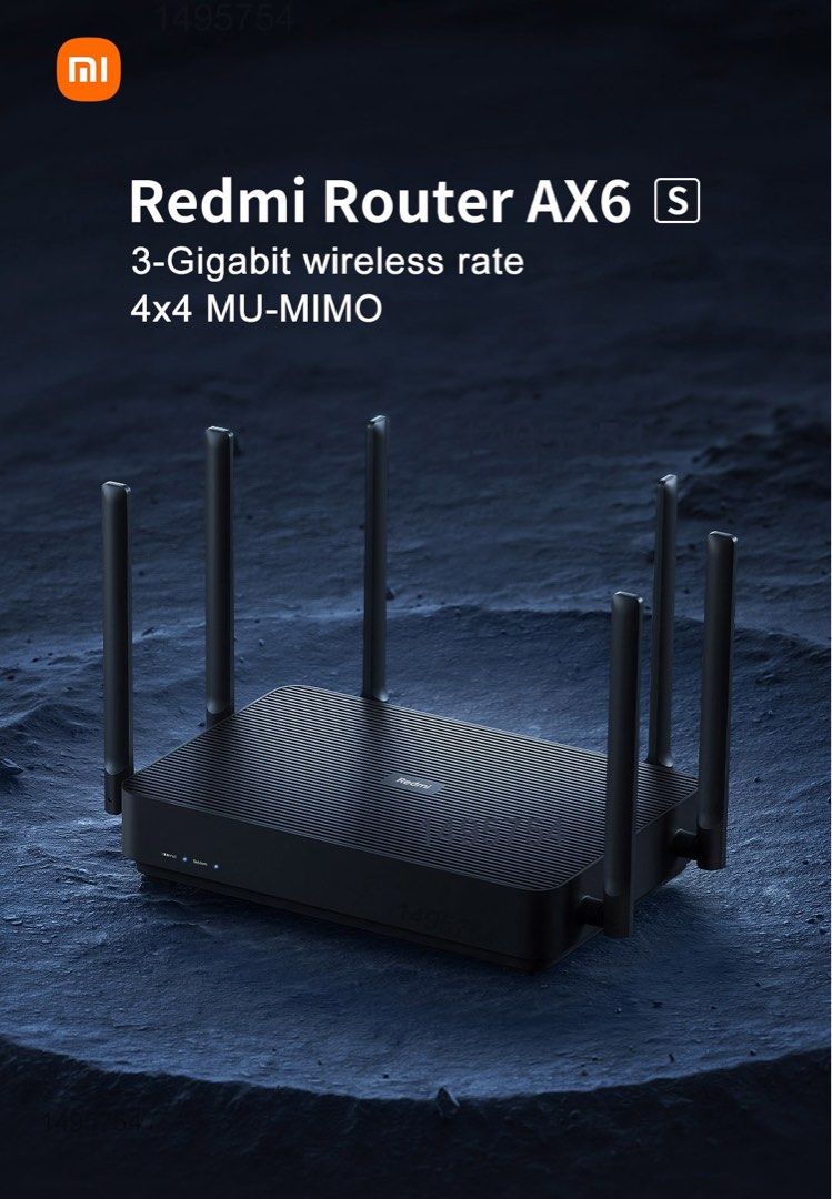Xiaomi (Redmi) Router AX6S wifi6 mesh router (English Portal ...