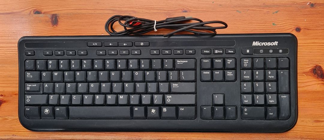 Microsoft Wired Keyboard 600, Computers & Tech, Parts & Accessories ...