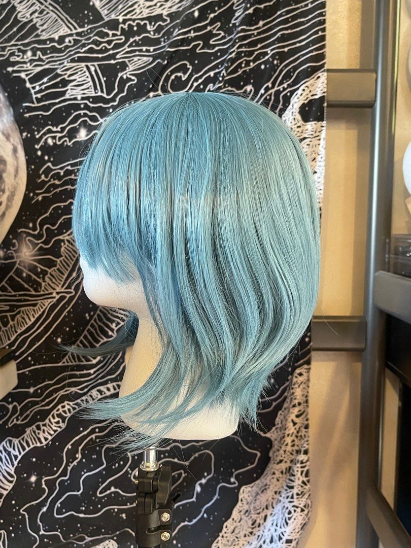 Miki Sayaka Blue Wig, Beauty & Personal Care, Hair on Carousell