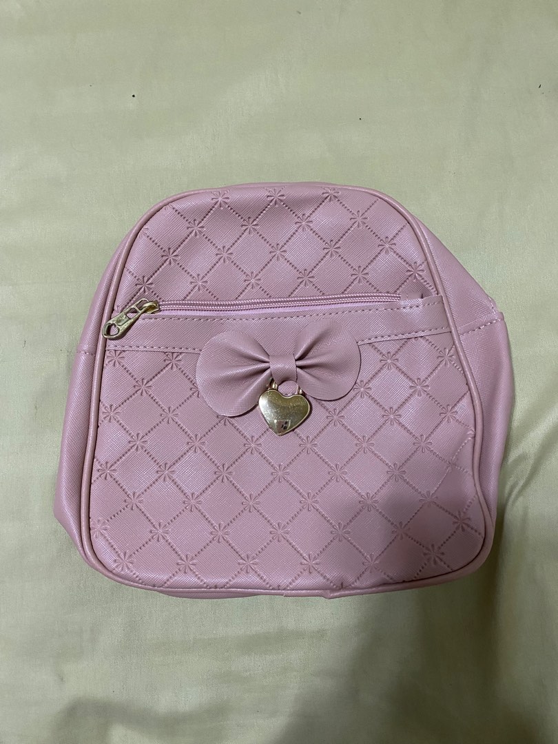 Mini Bagpack - Light Pink, Women's Fashion, Bags & Wallets, Backpacks ...