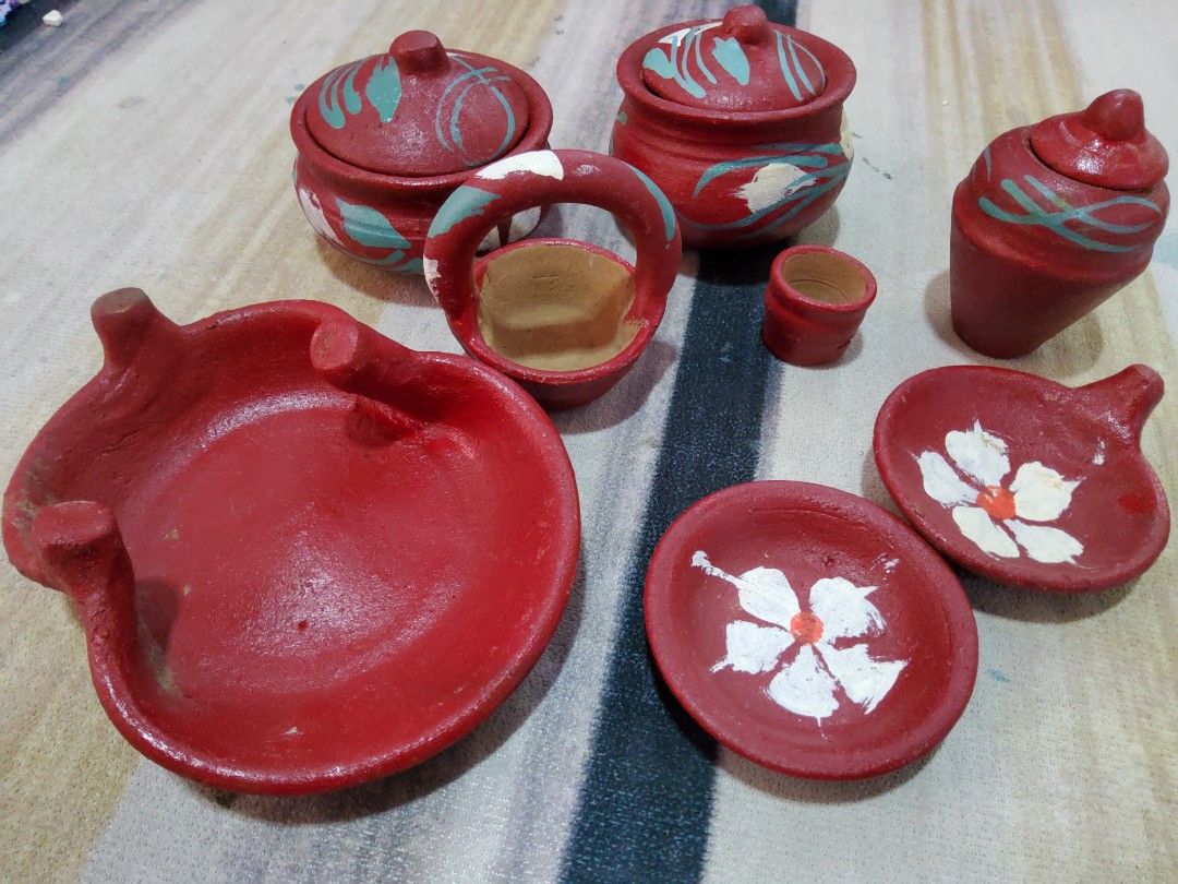 Mini palayok / clay pot cooking set, Hobbies & Toys, Toys & Games on ...