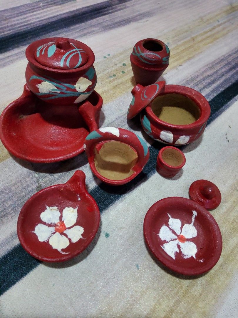 Mini palayok / clay pot cooking set, Hobbies & Toys, Toys & Games on ...