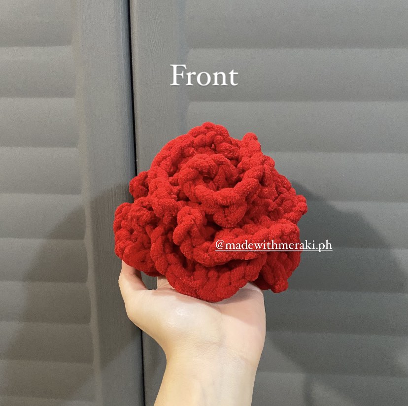 Crochet Mini Rose Plushie, Hobbies & Toys, Stationary & Craft, Handmade ...