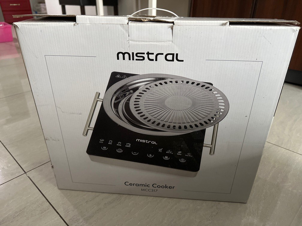 Mistral MCC317 Ceramic Cooker with grill plate, TV & Home Appliances ...