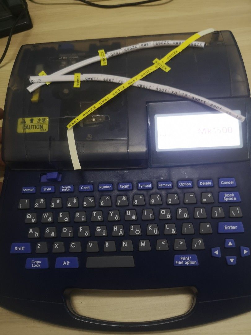 MK1500 Canon Cable ID Printer With AC POWER ADAPTOR and 1 unit New ...