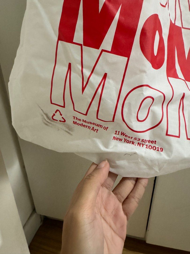 MoMA Museum of Modern Art Recycle Nylon Tote Bag, Women's Fashion, Bags ...