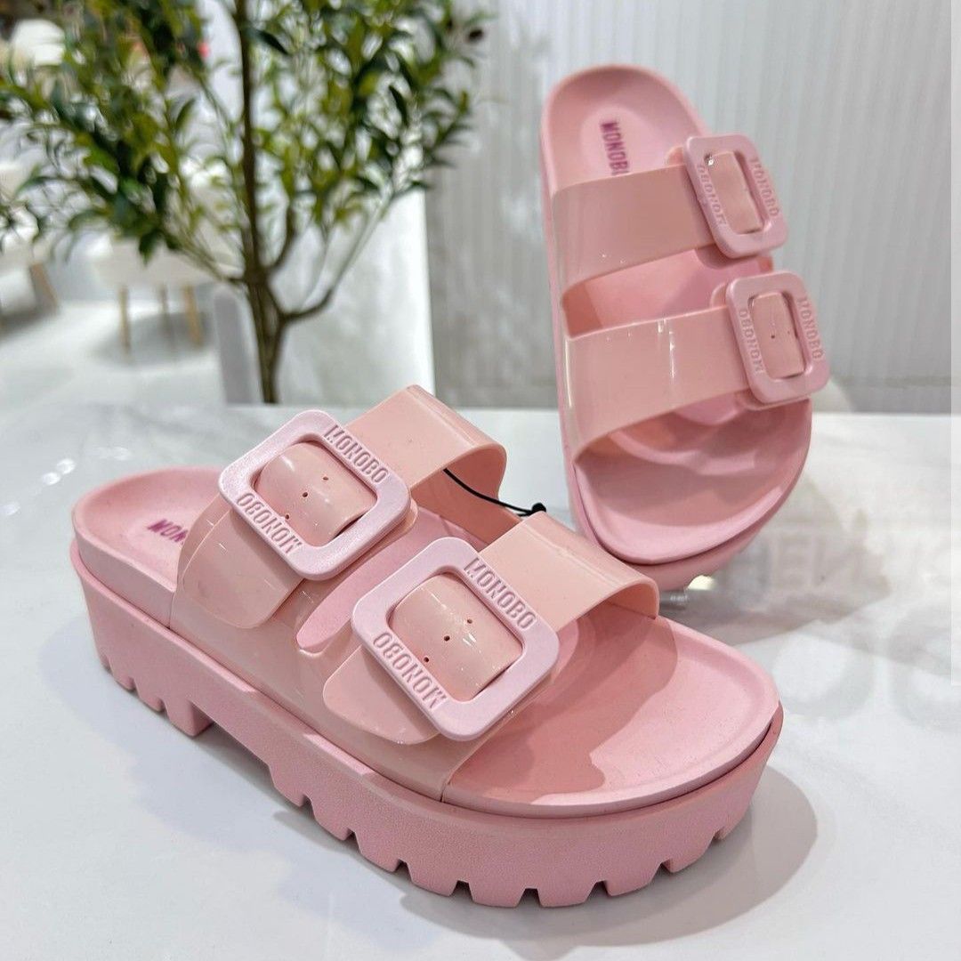 Monobo Super Jello 2 Pink, Women's Fashion, Footwear, Sandals on Carousell