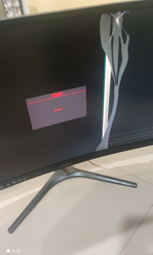 MSI G24 75HZ (LCD DAMAGE), Computers & Tech, Desktops on Carousell