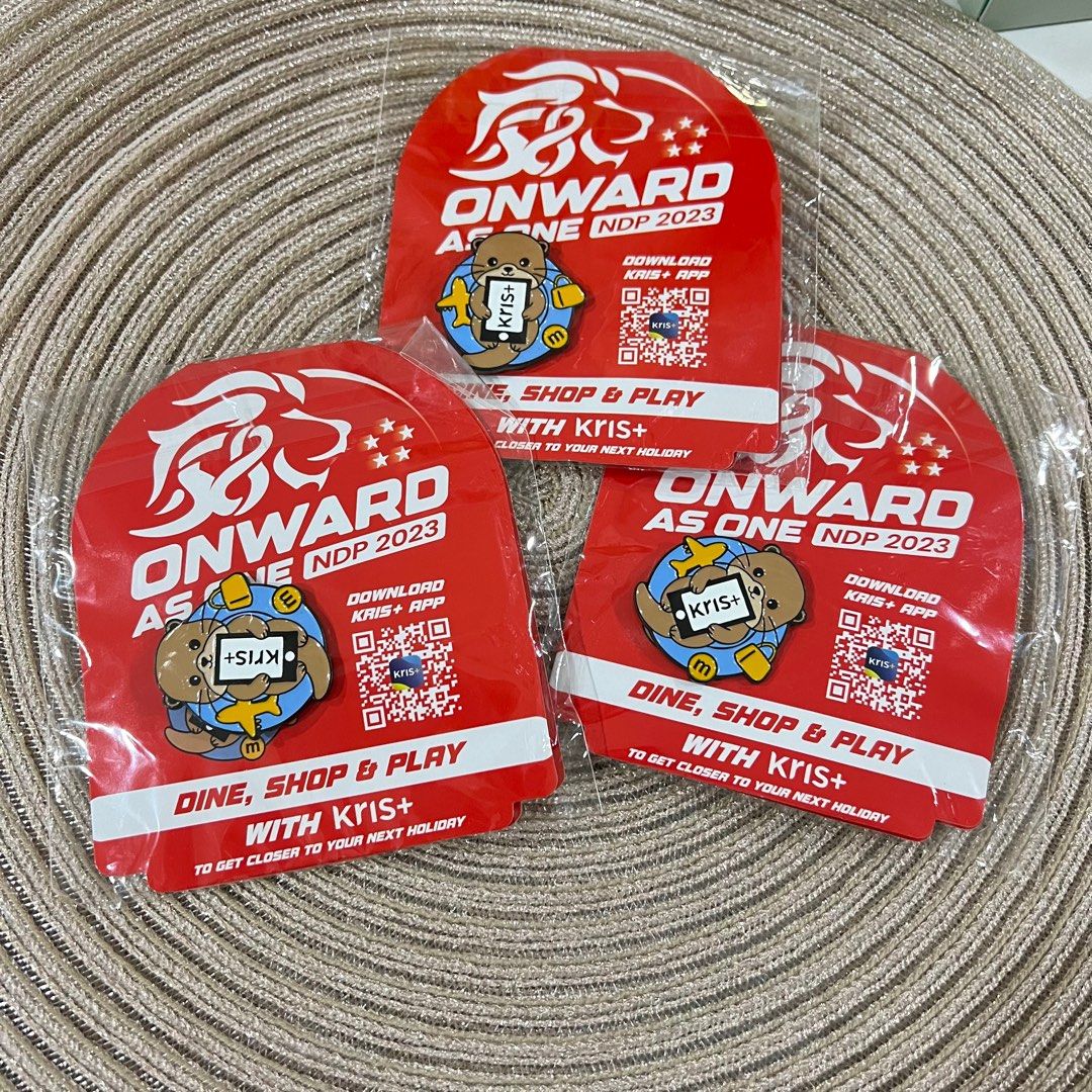 NDP 2023 onward as one kris+ pin, Hobbies & Toys, Toys & Games on Carousell