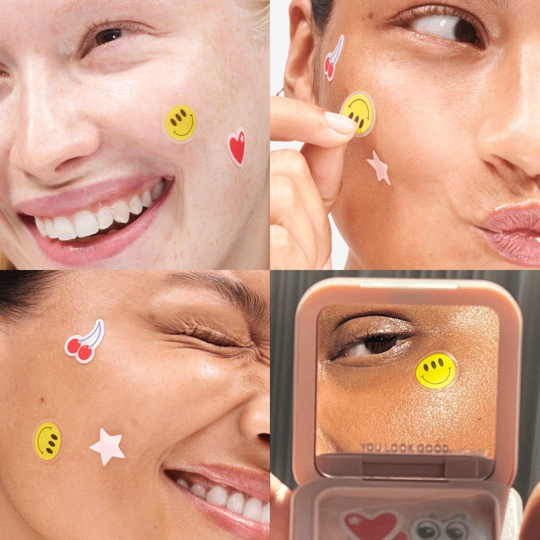 NEW Starface × Glossier Compact (32 Hydrocolloid Pimple Patches ...