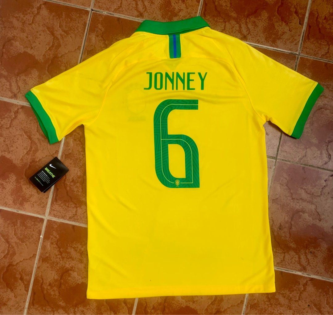 Nike Brazil Home Jersey, Men's Fashion, Tops & Sets, Tshirts & Polo ...