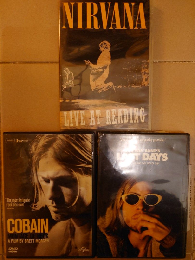 Nirvana , kurt cobain dvd, 興趣及遊戲, 音樂、樂器 & 配件, 音樂與媒體 - CD 及 DVD - Carousell