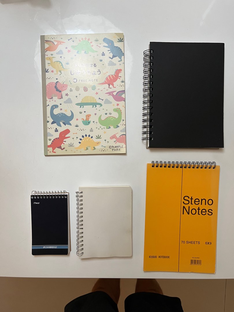 Notebooks, various sizes and FREE (moving out), Hobbies & Toys ...