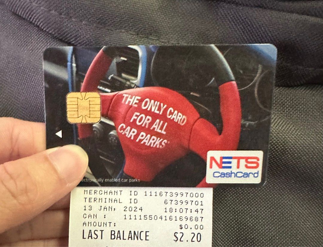 Old cash card with chip ($2.20 value), Car Accessories, Accessories on ...