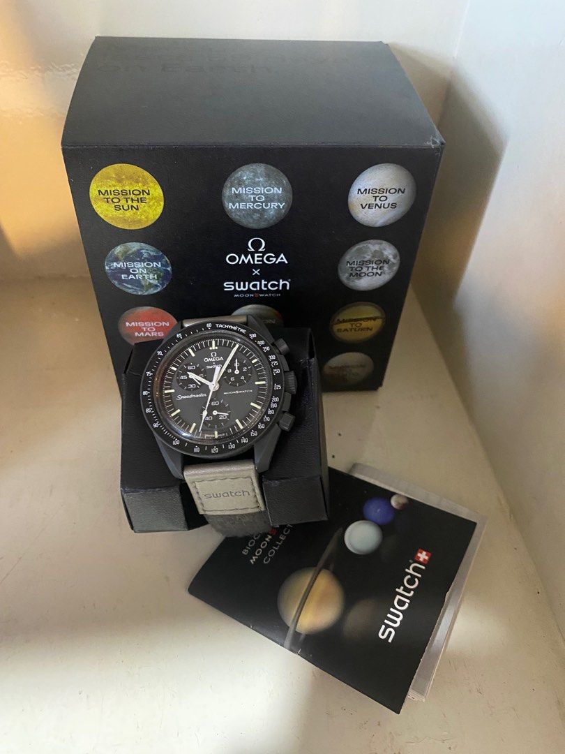 Omega x Swatch (Mercury), Men's Fashion, Watches & Accessories, Watches ...