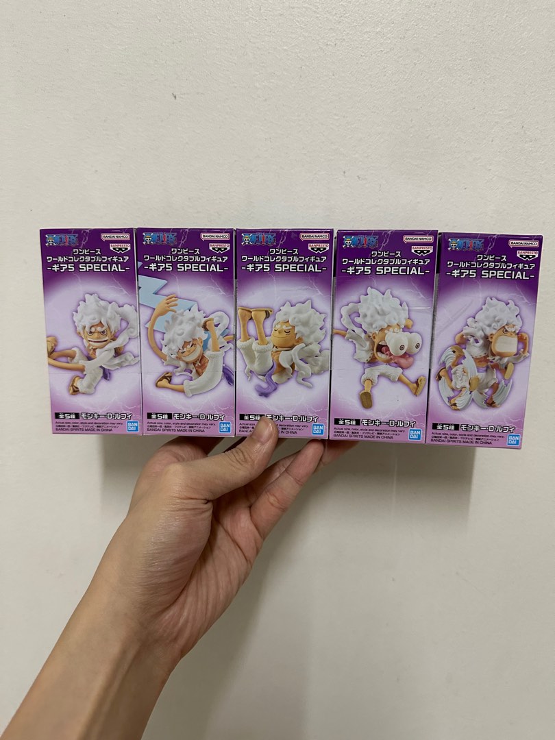 ONE PIECE WCF WORLD COLLECTABLE FIGURE MONKEY D LUFFY SPECIAL GEAR 5 ...