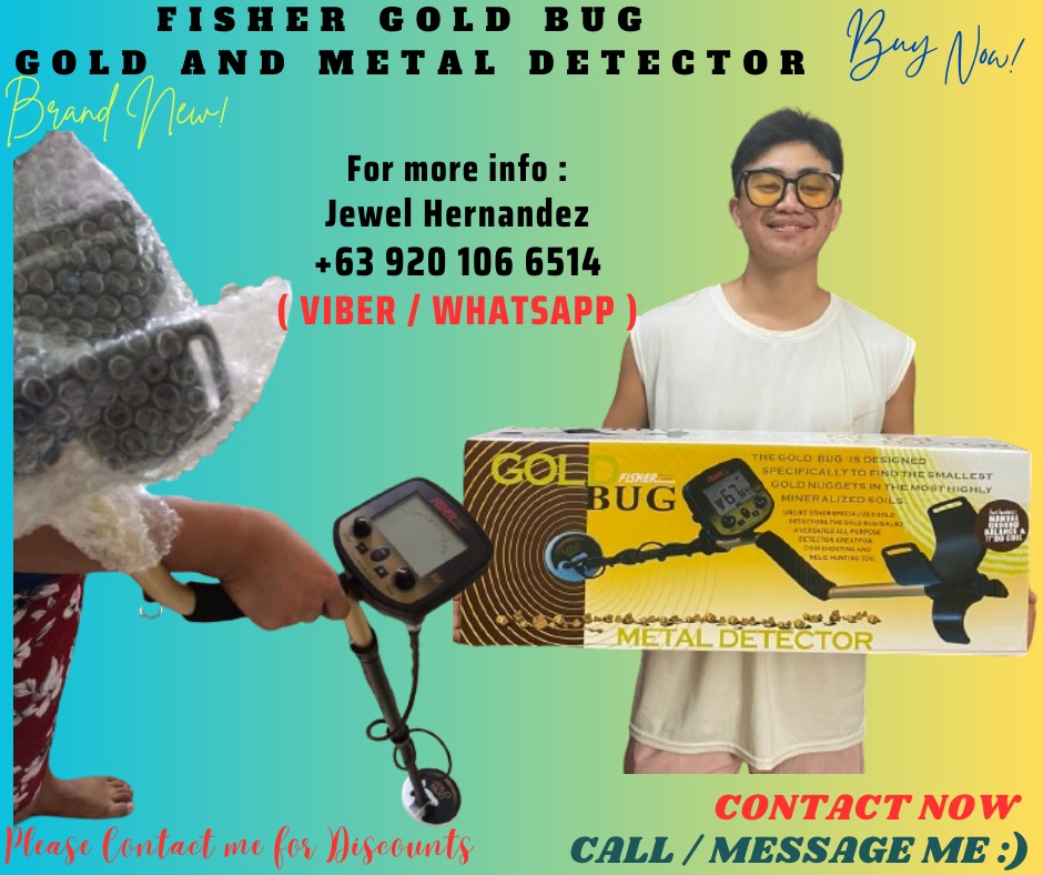 ON-HAND 5 METERS DEPTH FISHER GOLD BUG GOLD DETECTOR DIGITAL SCANNER ...