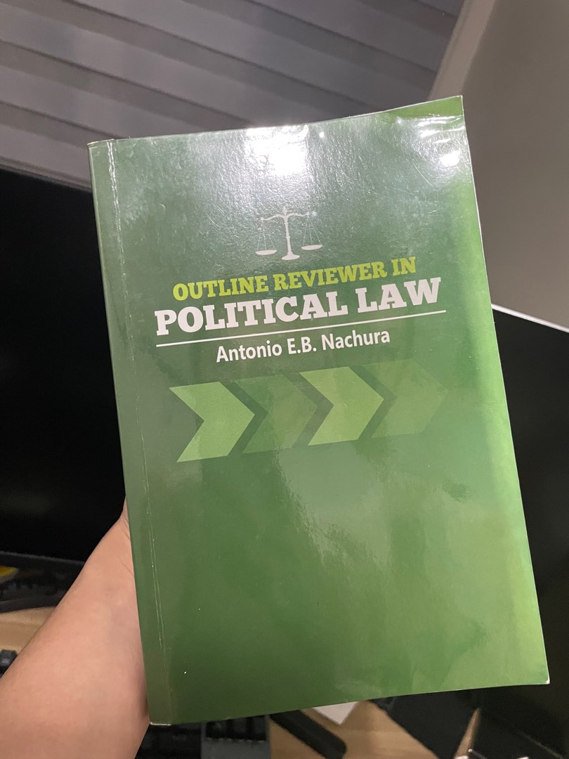 Outline Reviewer in Political Law by Nachura (2016), Hobbies & Toys ...