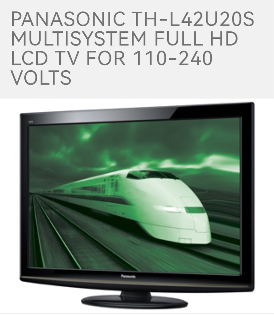 Panasonic 42-inch TV, TV & Home Appliances, TV & Entertainment, TV on ...