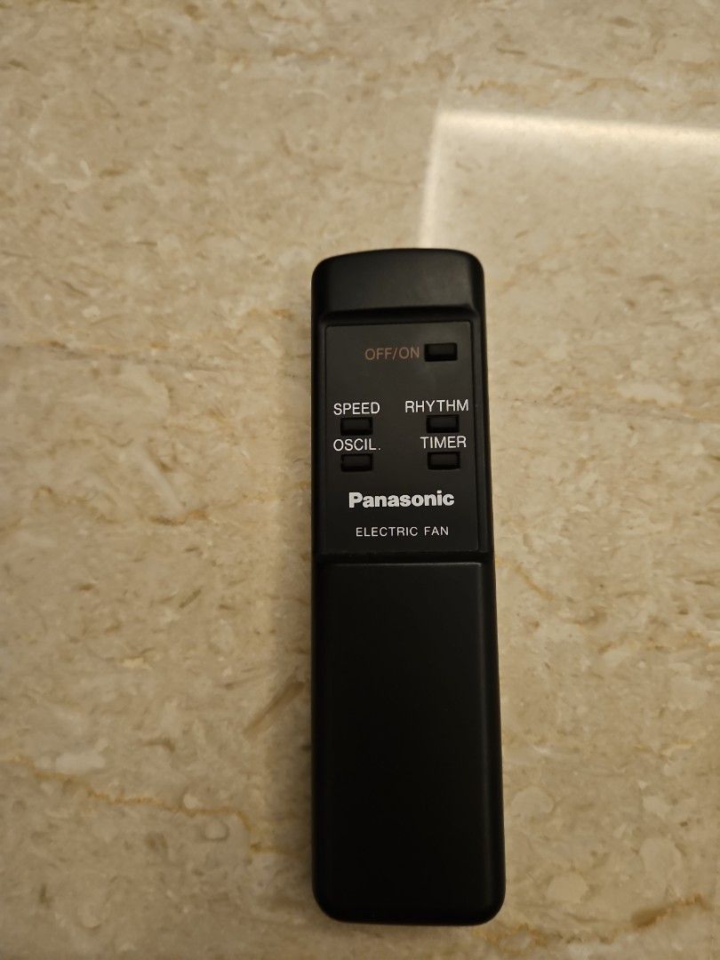 Panasonic electric fan remote control, Furniture & Home Living ...