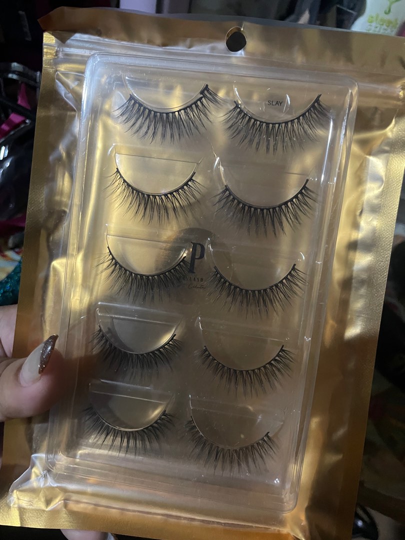 Paulash Set of 5 Eyelashes - Style: SLAY, Beauty & Personal Care, Face ...