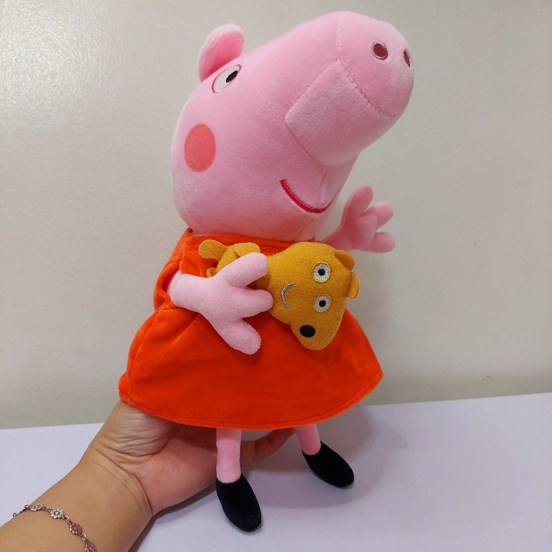 Peppa Pig with Bear 30 cm BNWT Plush Toy / Stuff Toy, Hobbies & Toys ...