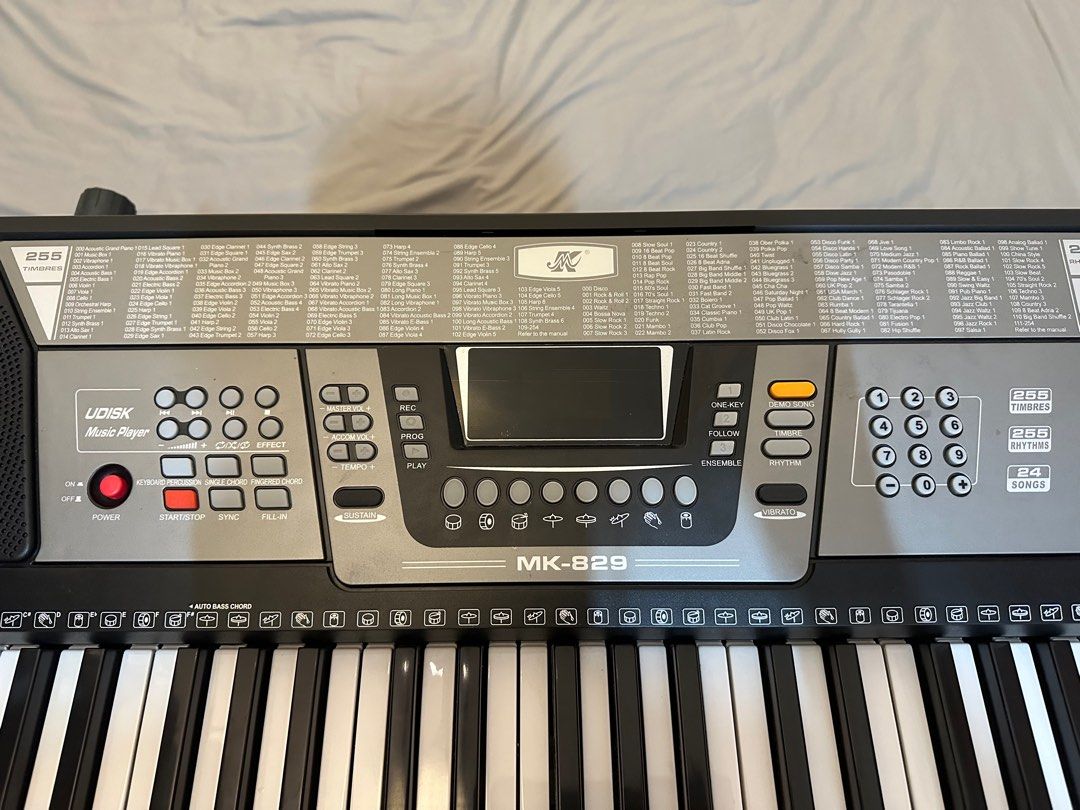 Piano Keyboard MK-829, Hobbies & Toys, Music & Media, Musical ...