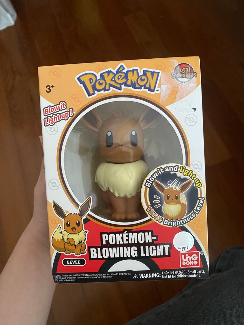 Pokemon - Blowing Light Eevee Figurine, Hobbies & Toys, Toys & Games on ...
