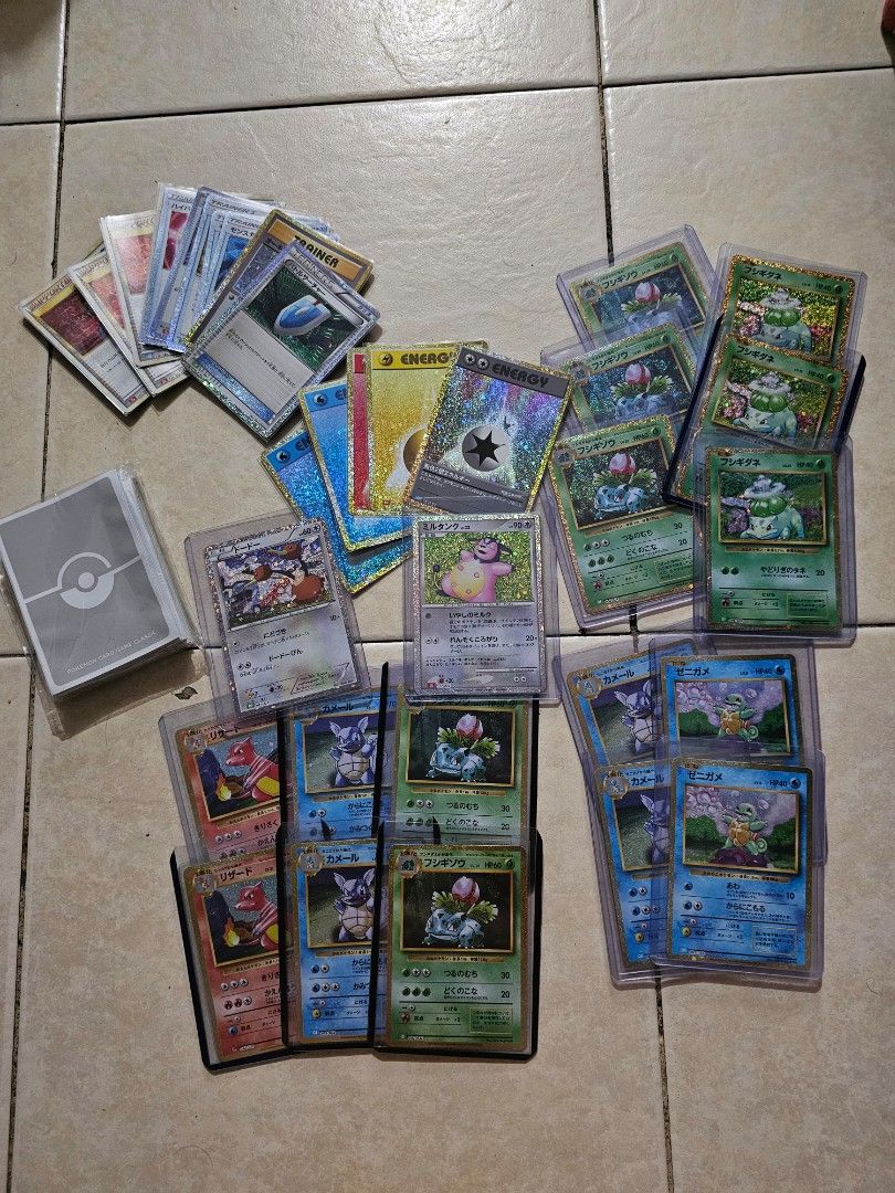 Pokemon Classic Base set trio pokemon card japanese tcg optcg ...