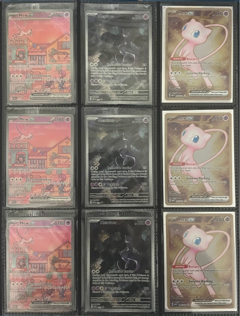Pokemon TCG Mewtwo Mew UPC promo Pokemon card, Hobbies & Toys, Toys ...