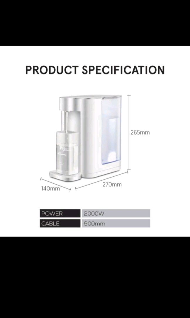Powerpac instant water dispenser, TV & Home Appliances, Kitchen ...
